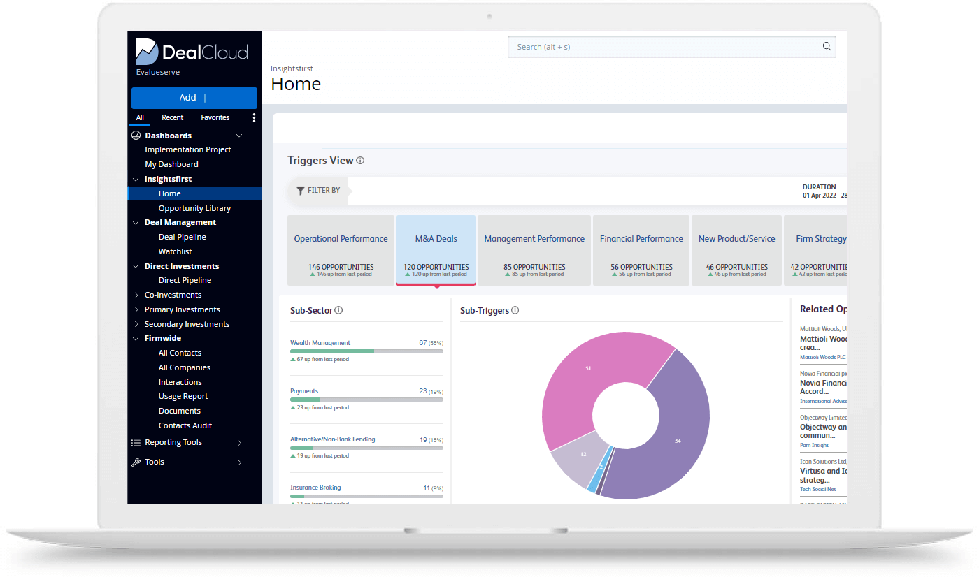 Integrated Deal Origination and Management Platform - Evalueserve