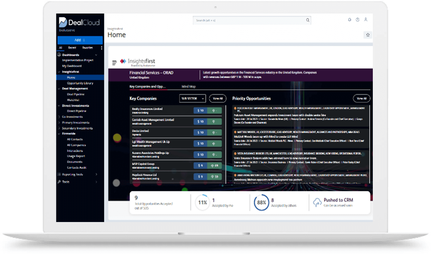 Integrated Deal Origination and Management Platform - Evalueserve
